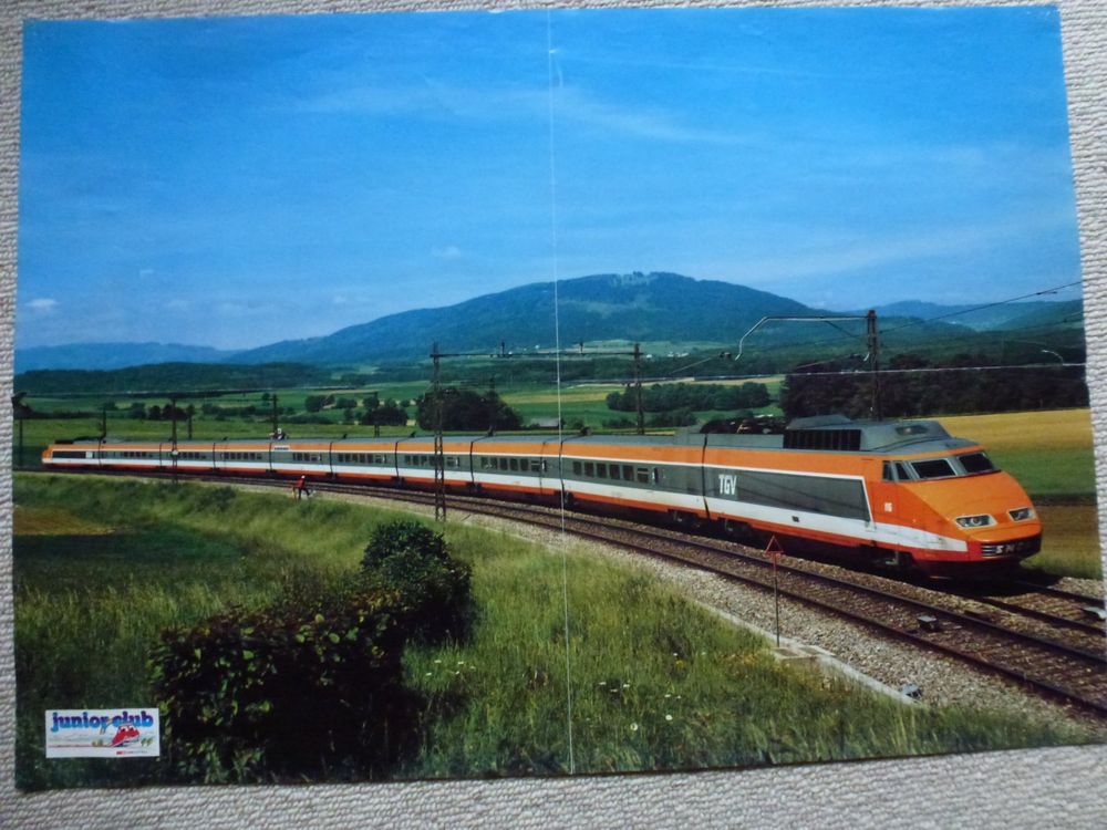 Bahnposter SBB - Zugskomposition TGV (Gebraucht) in für CHF 4 – mit ...