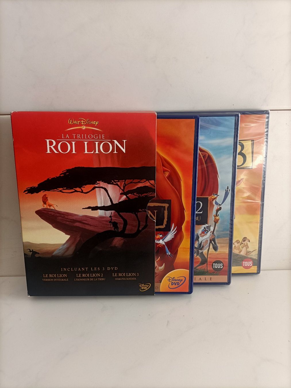 5 DVD Le Roi Lion 1/2/3 / Walt DIsney (fr/uk) (D'occasion) à crans ...