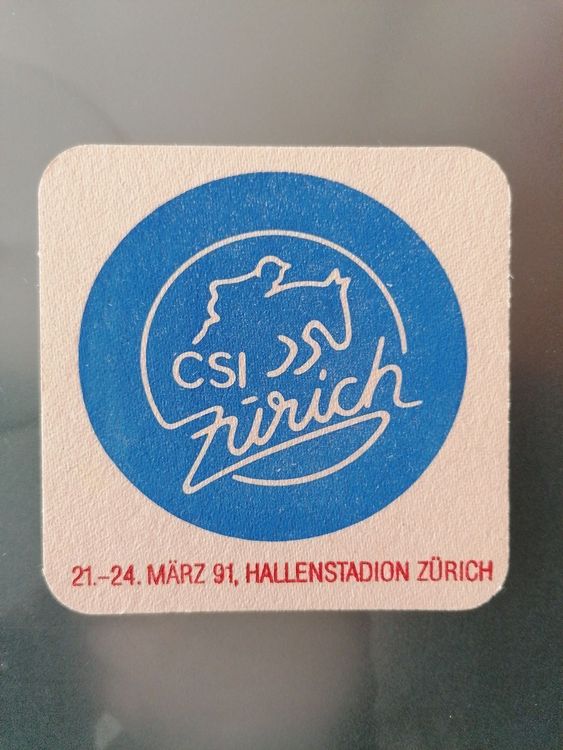 Bierdeckel Hürlimann CSU Zürich 1991 | Kaufen auf Ricardo