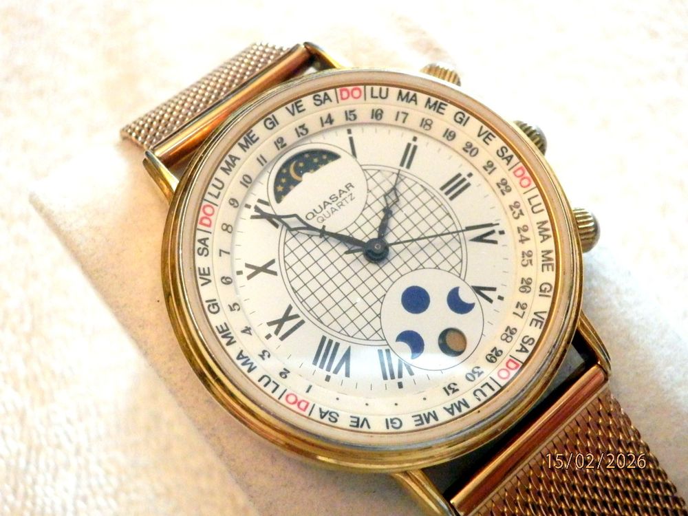 Quasar mit Mondphase, CH, Girard Perregaux, Quartz, 37mm, (Gebraucht ...