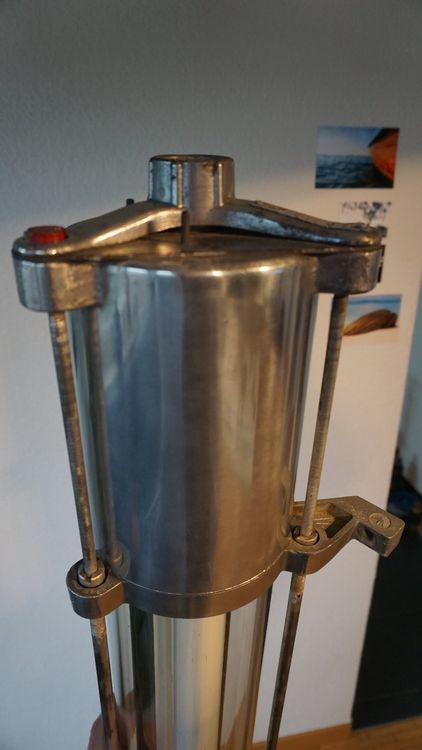 Bunkerlampe Mrosek EX-Geschützt, 1966, poliert Loft vintage (Gebraucht ...