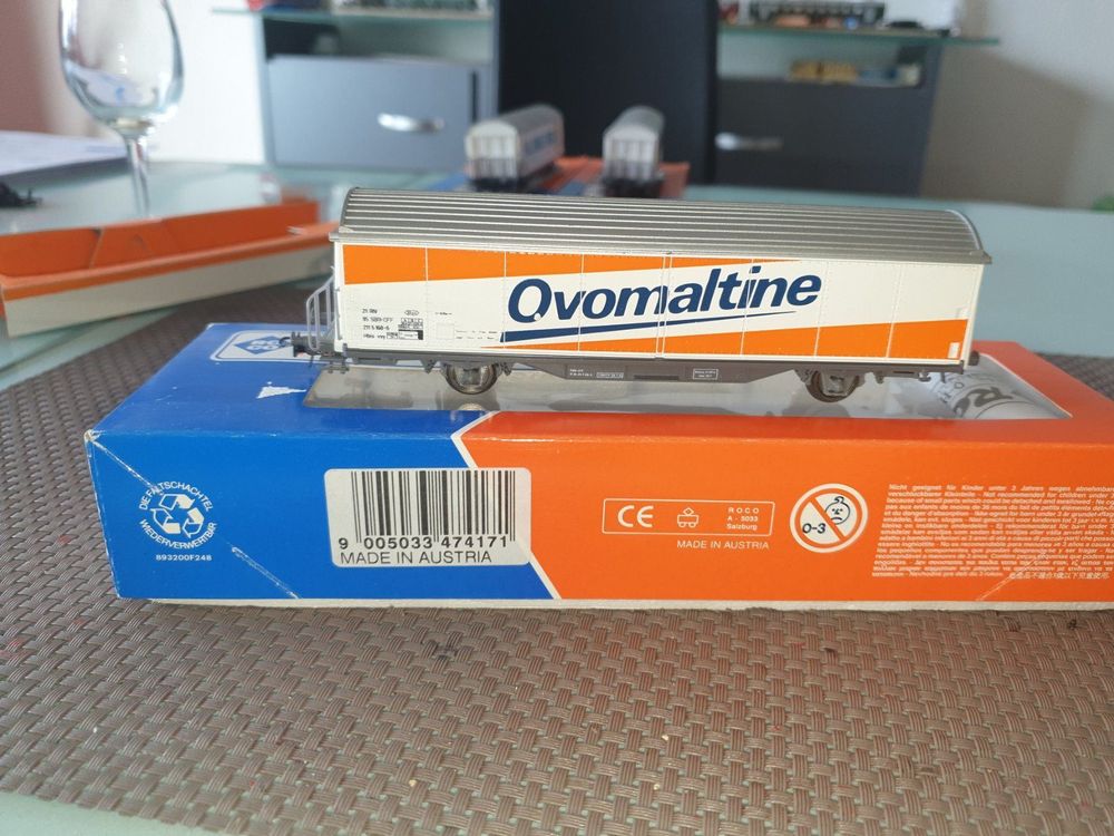 1x Roco 47417 Ovomaltine Güterwagen AC | Kaufen auf Ricardo