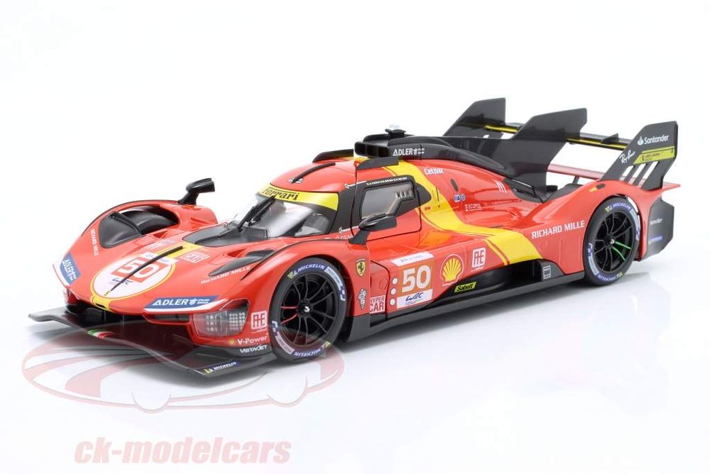 Ferrari 499P #50 5th 24h LeMans 2023 Fuoco, Molina, Nielsen (Neu und ...
