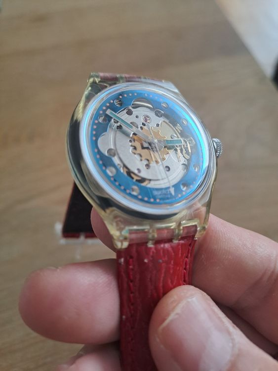 Swatch Automatic SAK 101 RED AHEAD 1992 Herrenuhr nr.13 (Gebraucht) in ...