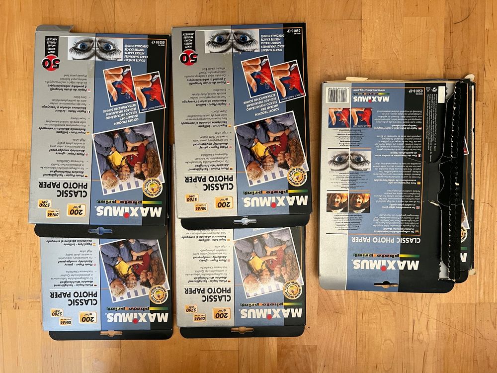 Classic Photo Papier 6x50 Blatt u 13 Blatt Wert ca.CHF 112.- (Neu und ...