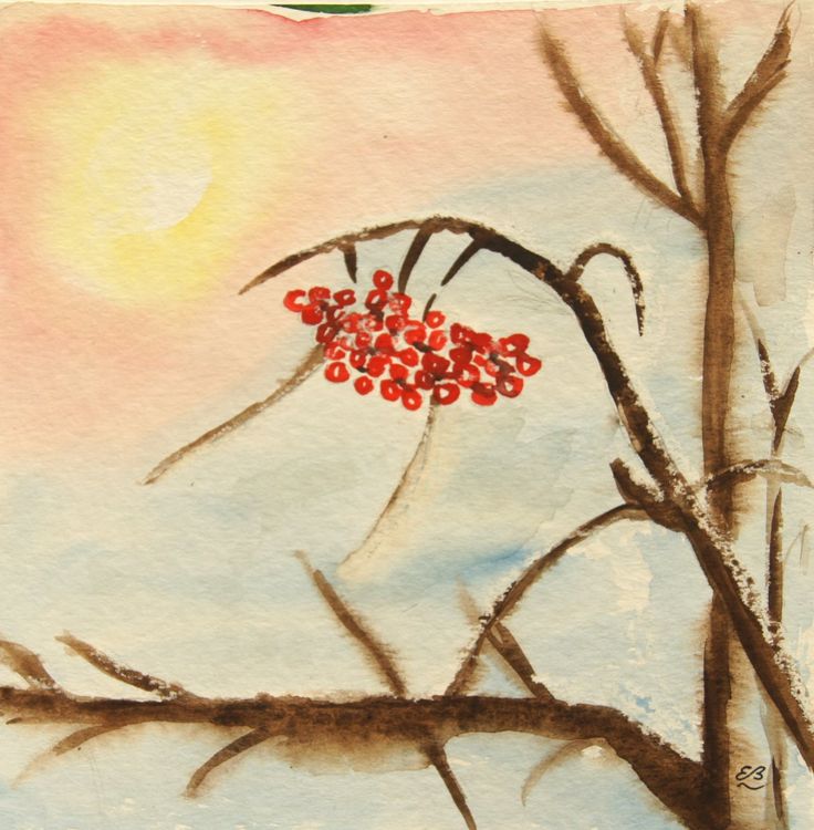 Aquarell: Rote Beeren (Neu (gemäss Beschreibung)) in Fribourg für CHF 3 – mit Lieferung auf ...