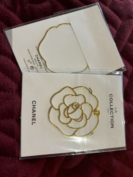 NEW CHANEL COCO Camelia Flower Bookmark (Neu und originalverpackt) in ...