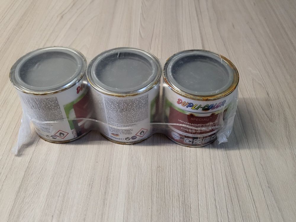 DUPLI-COLOR Universalgrundierung 3 x 250 ml (Neu und originalverpackt ...