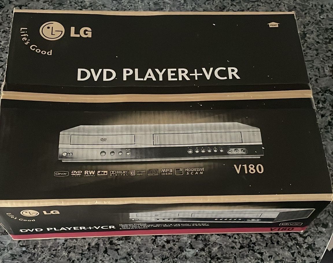 LG DVD/VCR Kombi Player V180 / ungeöffnet Original Verpackun (Neu und ...