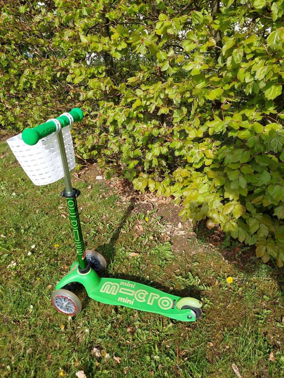 mini Micro Trotti / Scooter Grün mit Körbli (Gebraucht) in Fislisbach ...