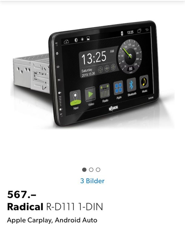 Autoradio din1 (Radical R-D111) | Kaufen auf Ricardo