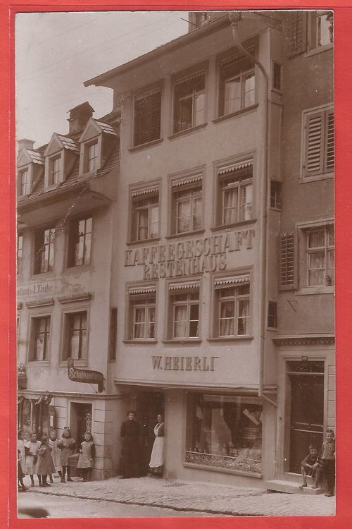 Wil SG ? - Kaffeegeschäft W. Heierli - Fotokarte 1911 (Gebraucht) in Fislisbach für CHF 52 – mit ...