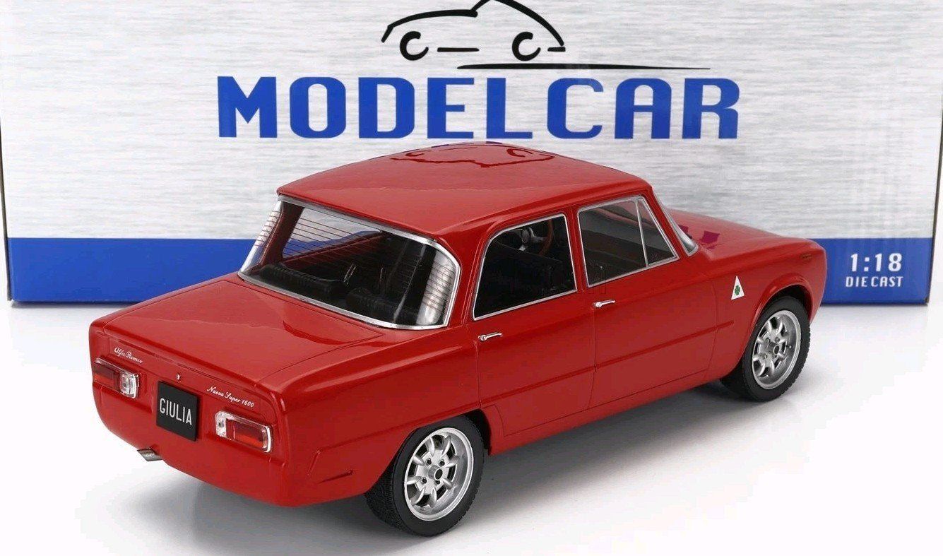 Alfa Romeo Giulia Nuova Super 1974 Rossa MCG 1/18 NEU (Neu und ...