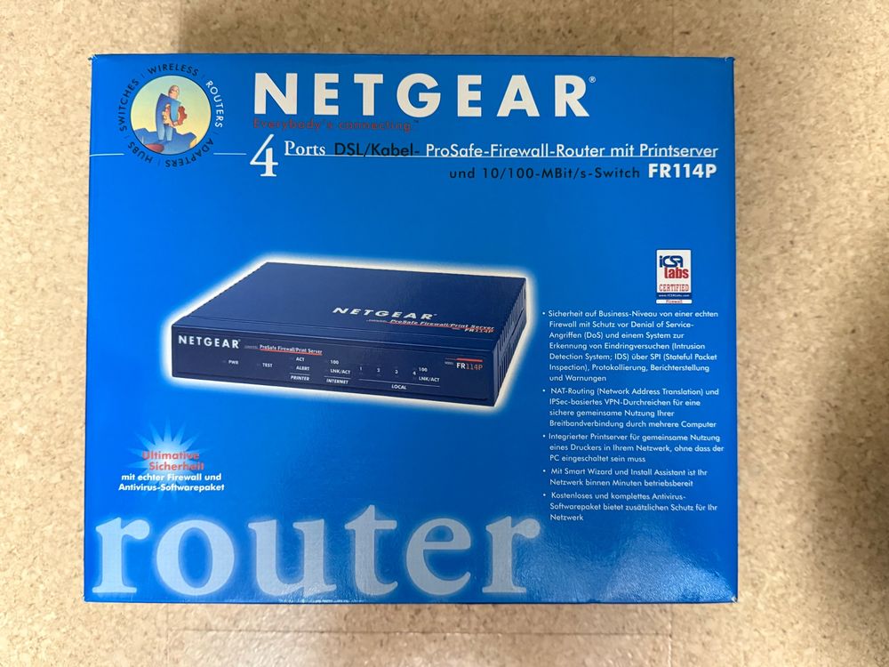 Netgear ProSafe-Firewall-Router (Gebraucht) in Ballwil für CHF 17 – mit ...