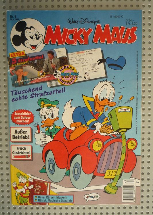 Mickey Mouse Comic Nr. 5 1995 (Gebraucht) in Aarau für CHF 0.5 – mit Lieferung auf Ricardo kaufen