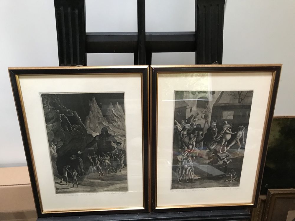 Peter Proksch zwei Lithographien (Gebraucht) in Wolfhalden für CHF 160 ...