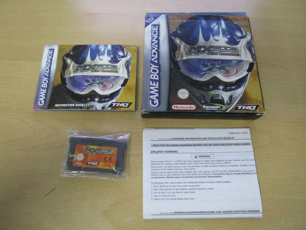 MX 2002 feat. Ricky Carmichael Game Boy Advance GBA MX2002 (Gebraucht ...