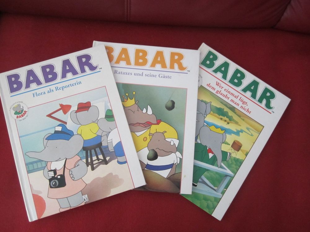 3 X BABAR BÄNDER DER ELEFANT!!!! (Gebraucht) in Volketswil für CHF 22.9 ...