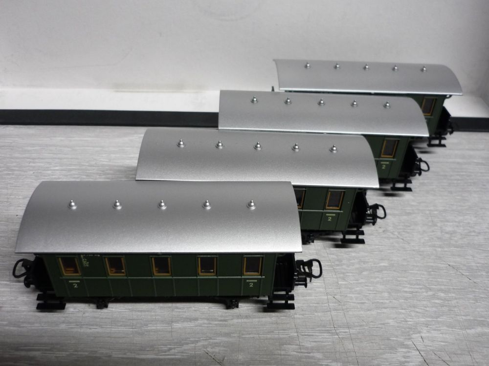 4 Wagons Marklin HO voyageurs miniature (Neuf (Voir description)) à ...