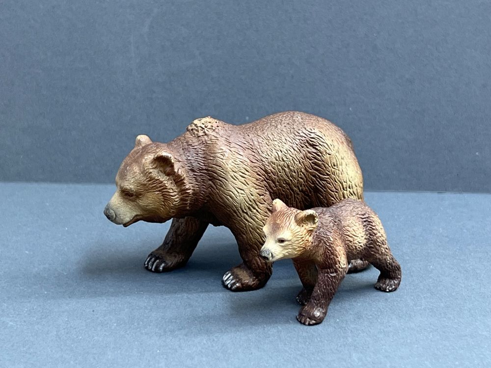 Schleich 14323 Grizzlybärin Bär Bärin mit Jungem Baby (Gebraucht) in Ennetbaden für CHF 14 – mit ...