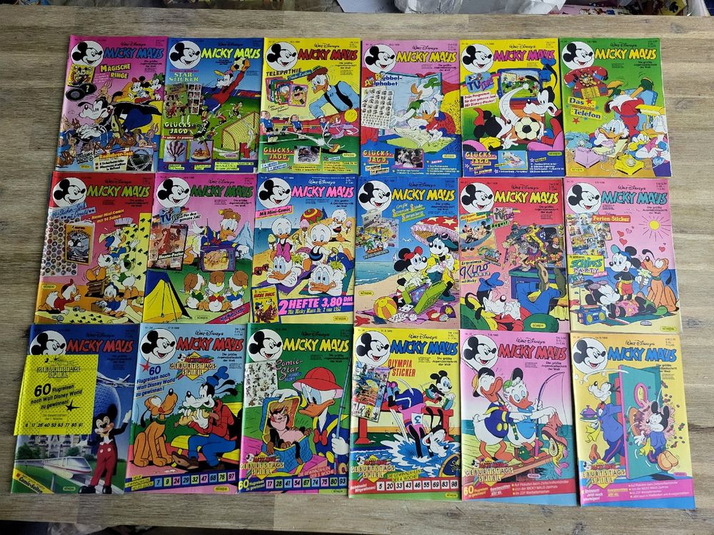 Mickey Mouse Comics 1-52 von 1988 (Gebraucht) in Uster für CHF 50 – mit ...