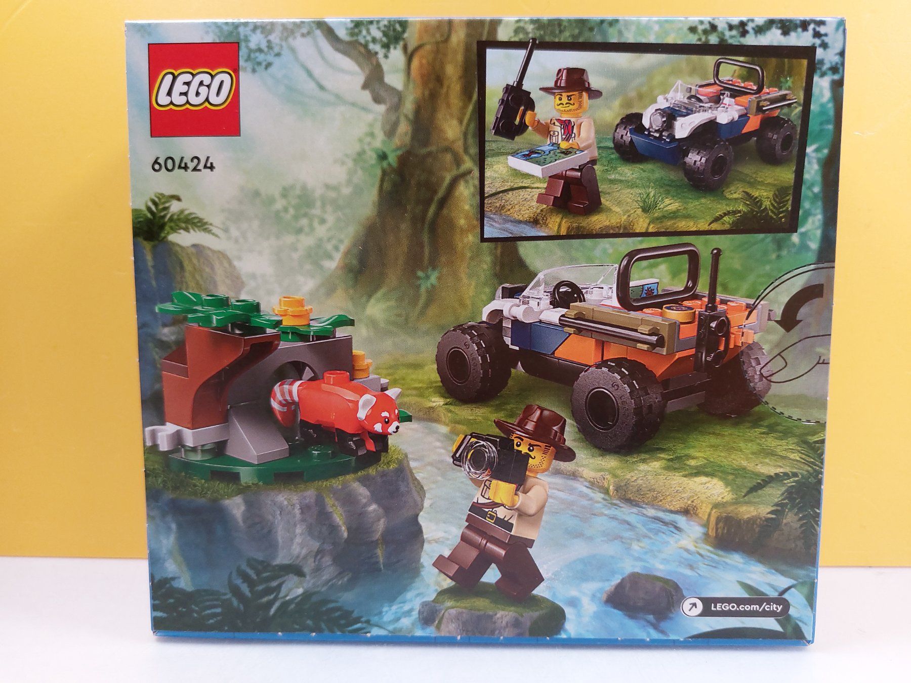 LEGO City 60424 Dschungelforscher-Quad mit rotem Panda NEU (Neu und ...