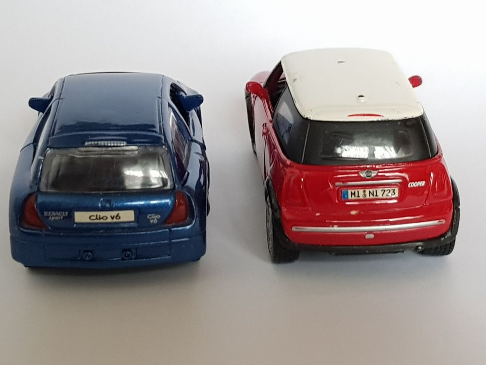 Modellautos Sport Renault Clio + Mini Cooper, Maisto Modell (Gebraucht ...