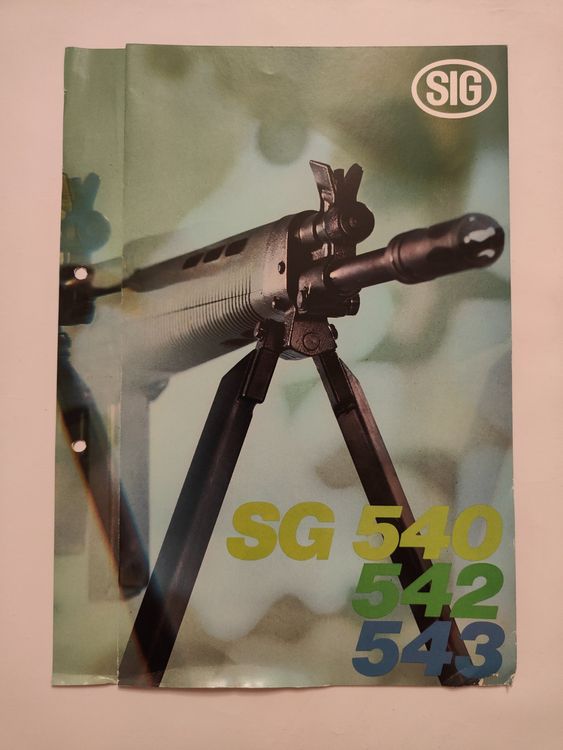 SIG Prospektblatt SG 540, 542 und 543 (Gebraucht) in Langendorf für CHF ...