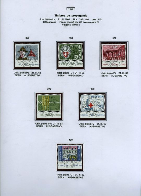 SBK 395 - 400 - SERIE ET VOLL UND VB ET - FR. 120.- + 401 ET | Kaufen auf Ricardo