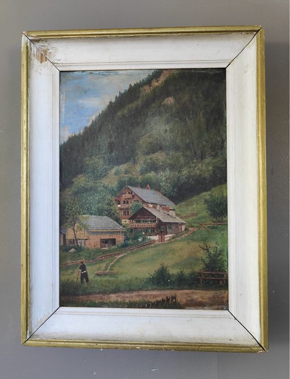 Ancien tableau Frédéric Théodore Renkewitz fils Suisse Nyon (Gebraucht) in Tramelan für CHF 80 ...