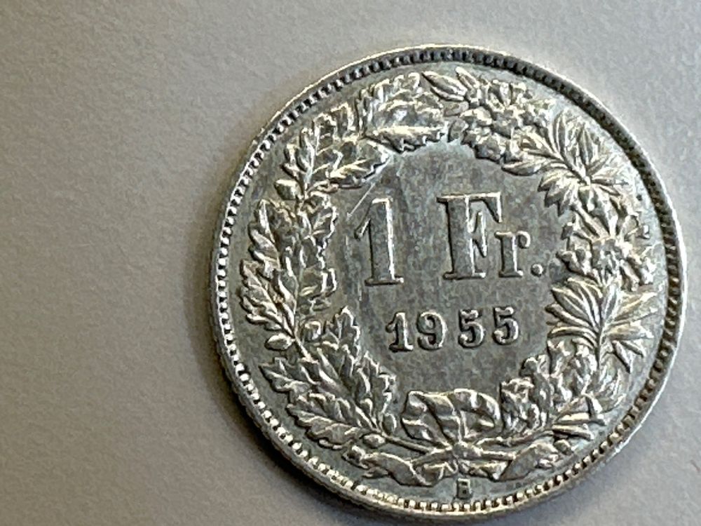 1 Fr.Silber Schweiz 1955 ss+ | Kaufen auf Ricardo