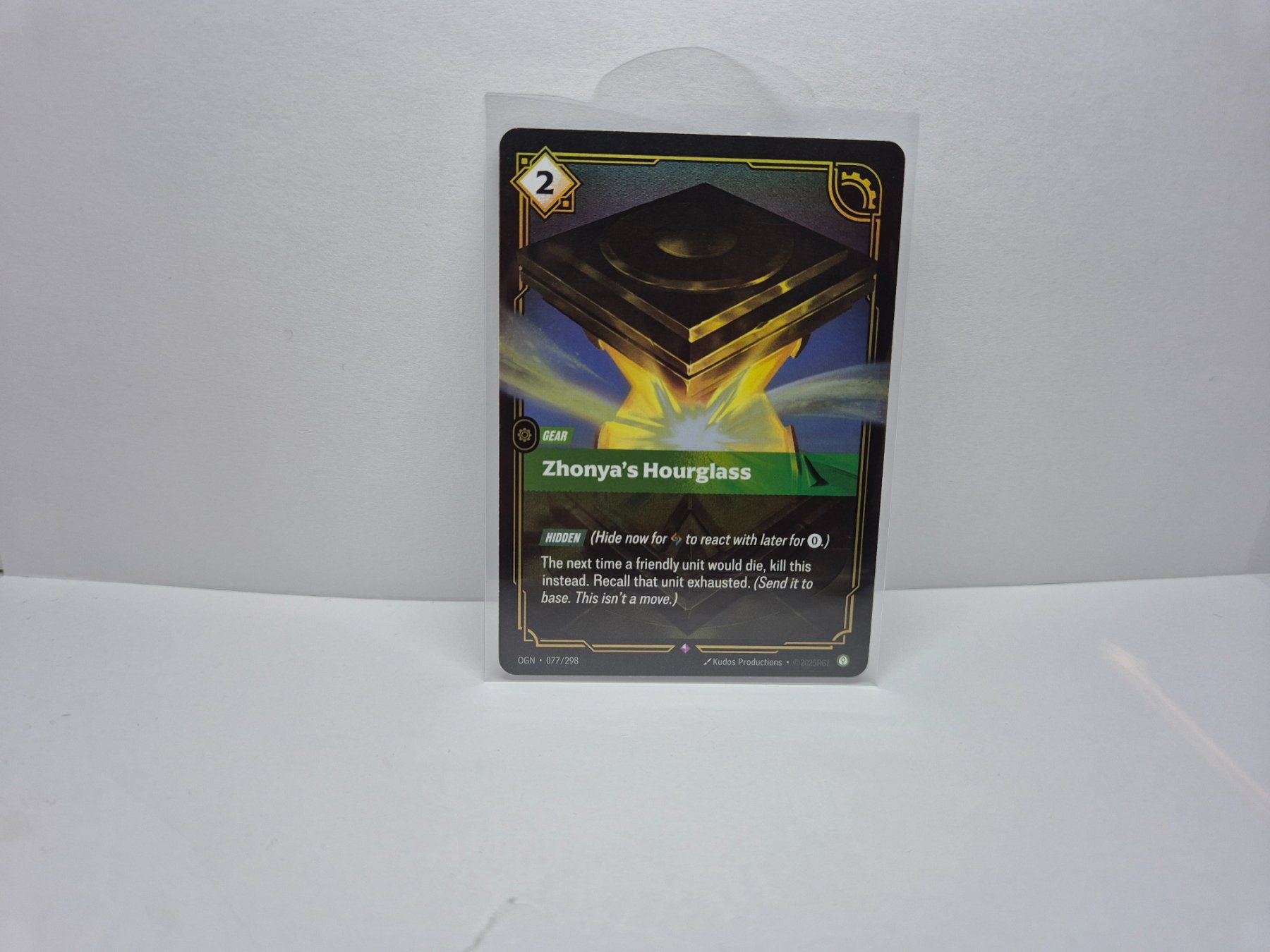 Riftbound Origins Zhonya's Hourglass OGN 077 Rare (Neu (gemäss ...