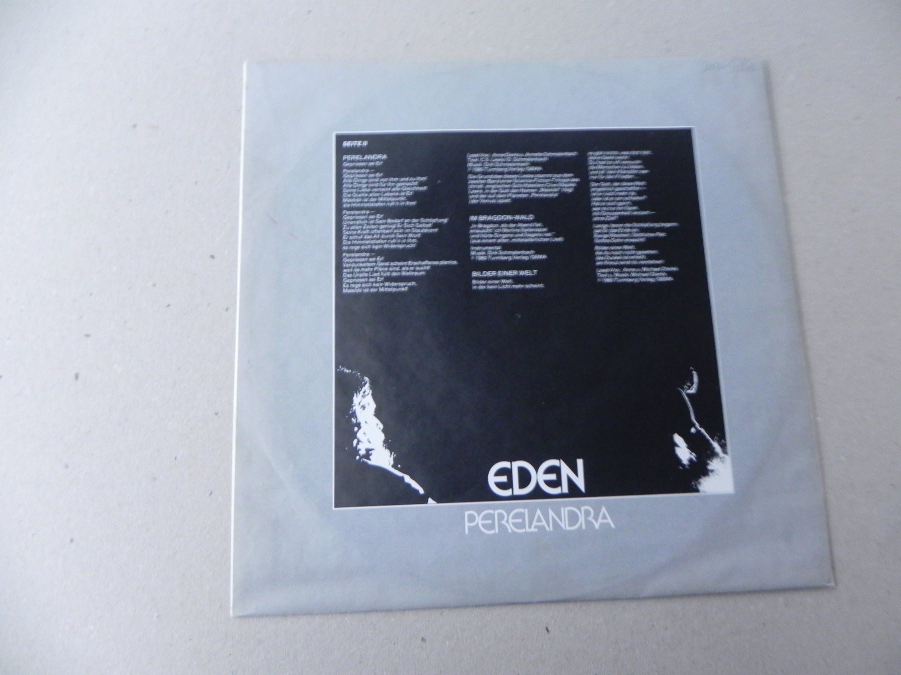 LP Deutschland Krautrock Prog. Folk Rock Band Eden 1980 (Gebraucht) in ...