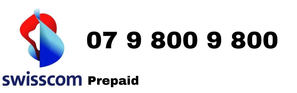 Prepaid Swisscom 0798009800 VIP Nummer AB 1.- | Kaufen auf Ricardo