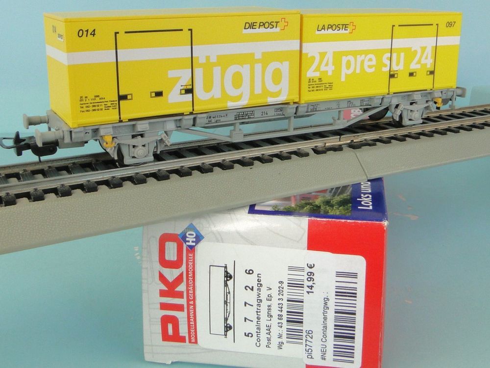Piko 57726 Containertragwagen Post | Kaufen auf Ricardo