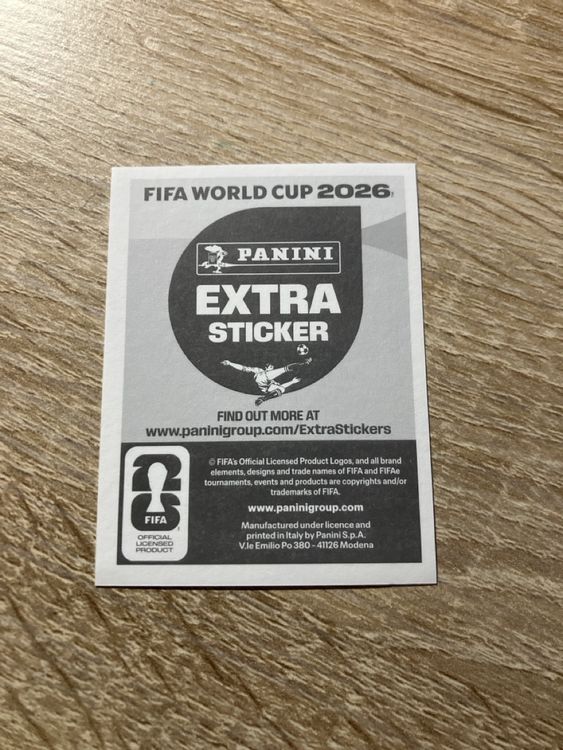 Panini WM 2026 Extra Sticker Erling Haaland Bronze (Neu (gemäss ...