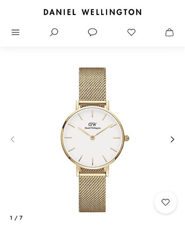 Daniel Wellington Uhr in gold | Kaufen auf Ricardo