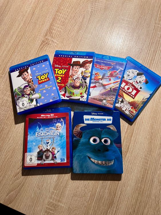 Blu-ray-Collection Disney (-Pixar) Kinder-Animationsfilme (Gebraucht ...