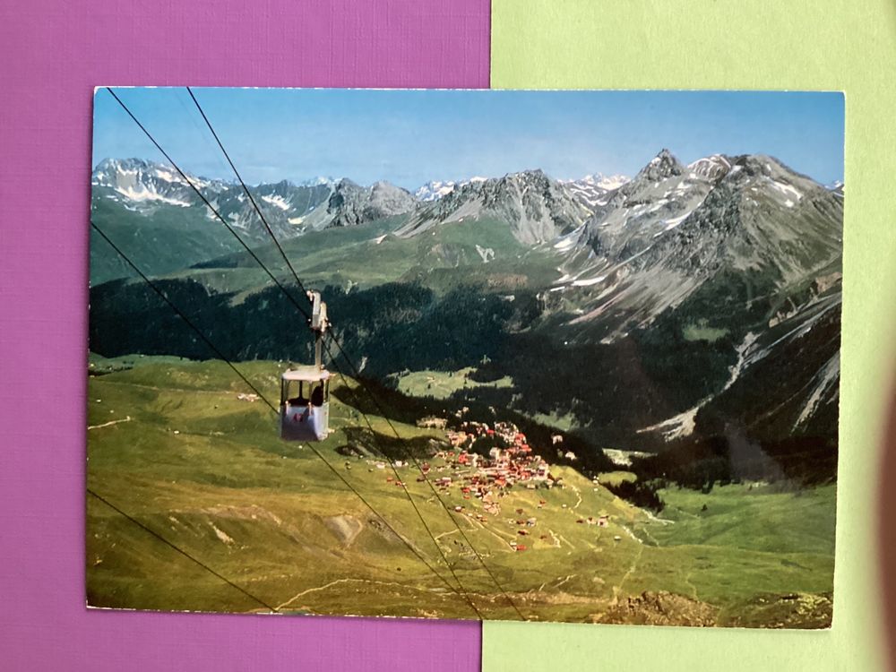 AK Luftseilbahn Seilbahn Gondelbahn Arosa Hörnli Bahn | Kaufen auf Ricardo