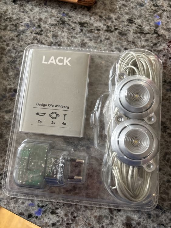 IKEA Lack LED Spot Beleuchtung, Neu in OVP, Komplett 54 (Neu (gemäss ...