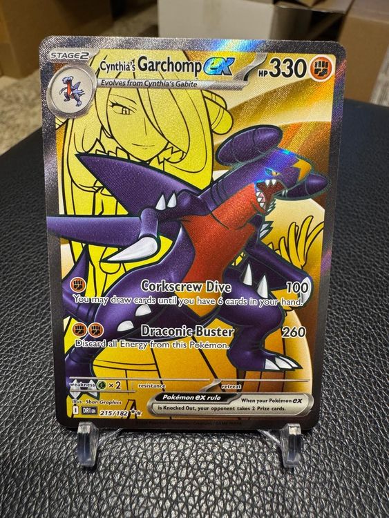 Cynthia's Garchomp ex | Ultra Rare | DRI 215/182 | EN (Gebraucht) in ...