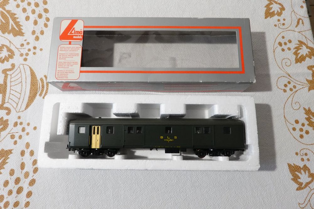 Lima 302802 BLS Gepäckwagen grün ,GL, SEHR SELTEN (Gebraucht) in ...