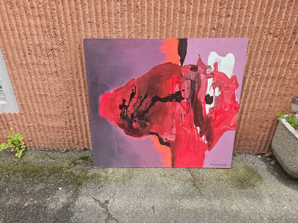 Pierre Alexandre Junod 1909 - 2001 huile sur pavatex 1981 (Gebraucht) in Etoy für CHF 80 – mit ...