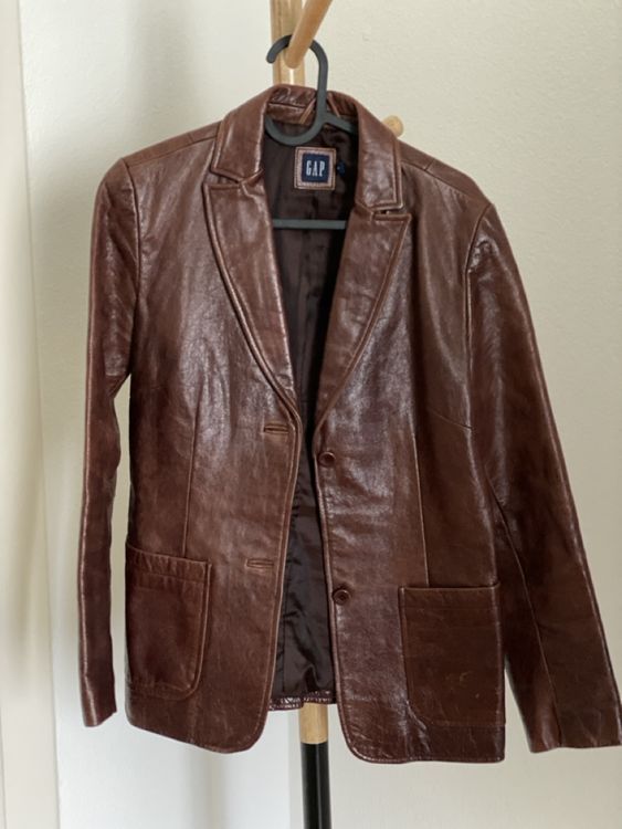 brown leather Jacket by GAP (Gebraucht) in für CHF 50 – mit Lieferung ...