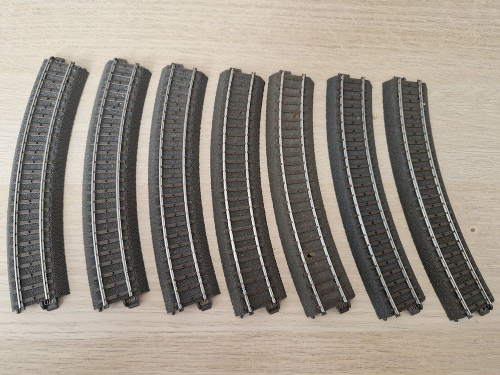 Märklin 7 x 24130 Gebogenes gleis C H0 | Kaufen auf Ricardo