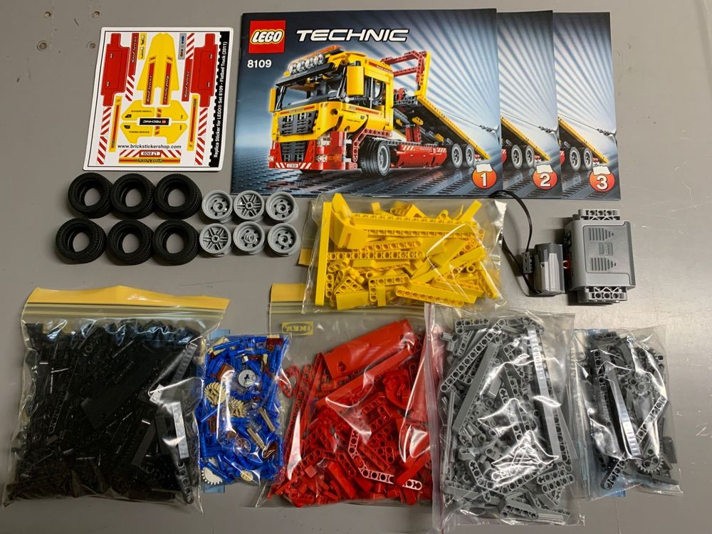 LEGO Technic 8109, komplett für beide Varianten, wie neu. (Gebraucht ...