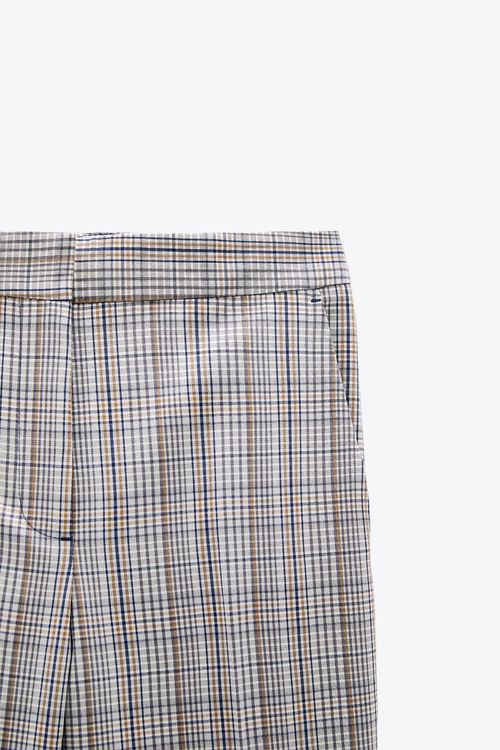 ZARA karierte slim Hose Gr.M (38) NEU | Kaufen auf Ricardo