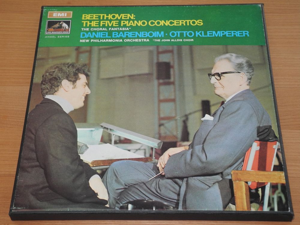 BEETHOVEN: ALLE KLAVIERKONZERTE – BARENBOIM / KLEMPERER EMI (Neu ...