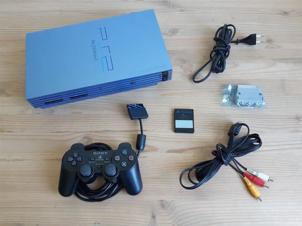 SONY Playstation 2 Aqua Blue mit Zubehör (Gebraucht) in Welschenrohr ...