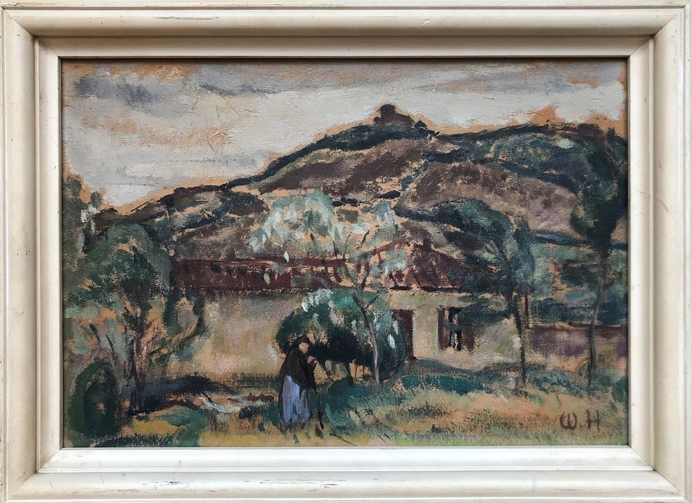Walter HELBIG (1878-1968) - Frühes Ölgemälde! Tessin um 1910 (Gebraucht ...